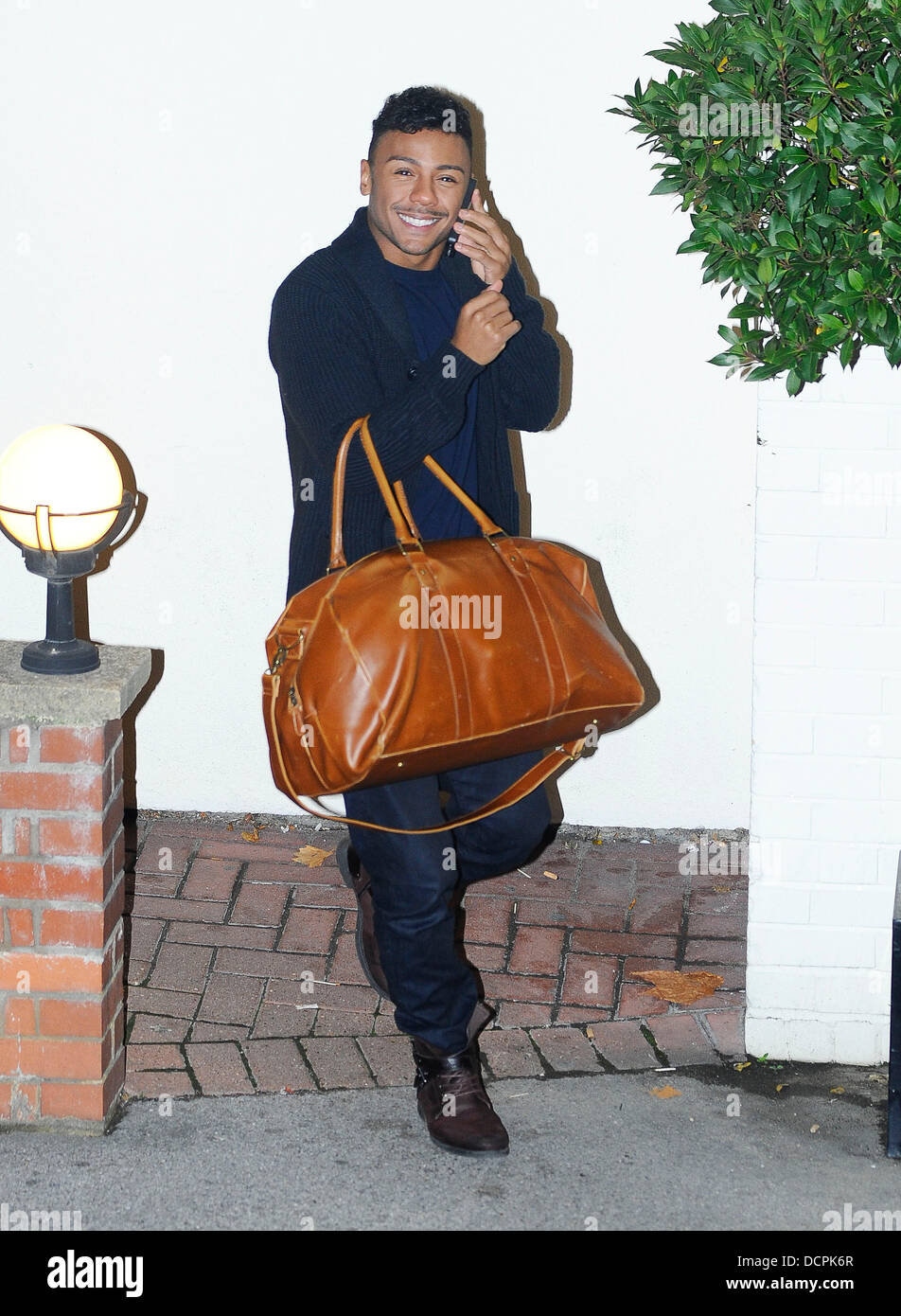 Marcus Collins, at the X Factor Fountain Studios London, England - 06. ...