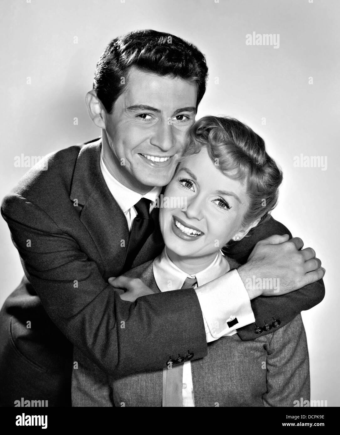 DEBBIE REYNOLDS US film actress with first husband Eddie Fisher about ...