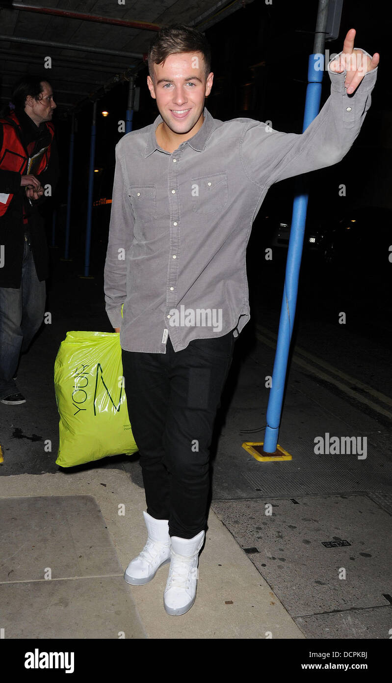 Andrew merry from The Risk leaving Whisky Mist, London, England - 07.11 ...