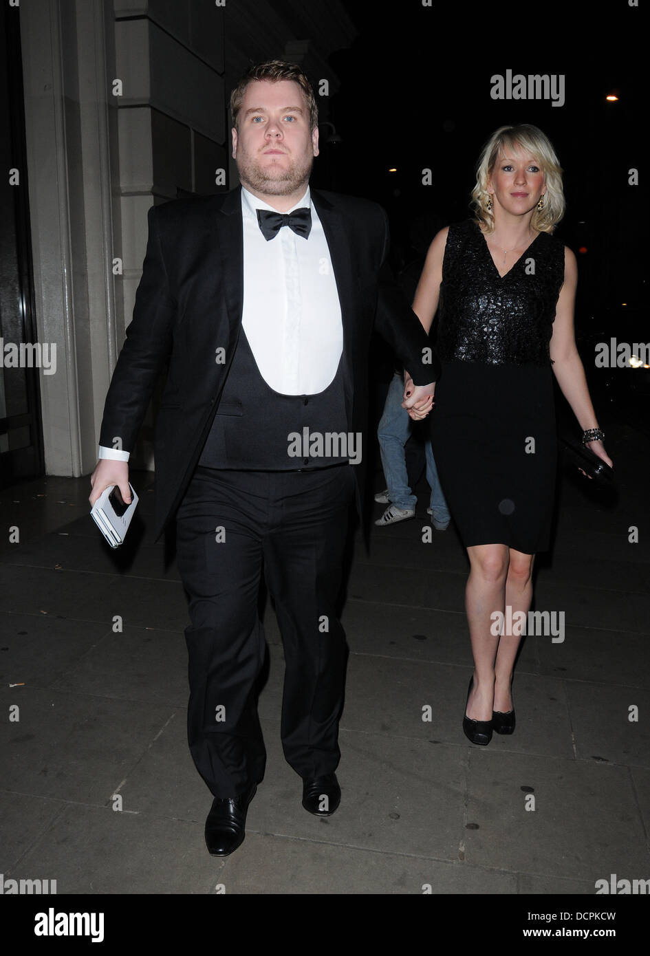 James Cordon and wife Julia-Carey leaving the George Michael Charity ...
