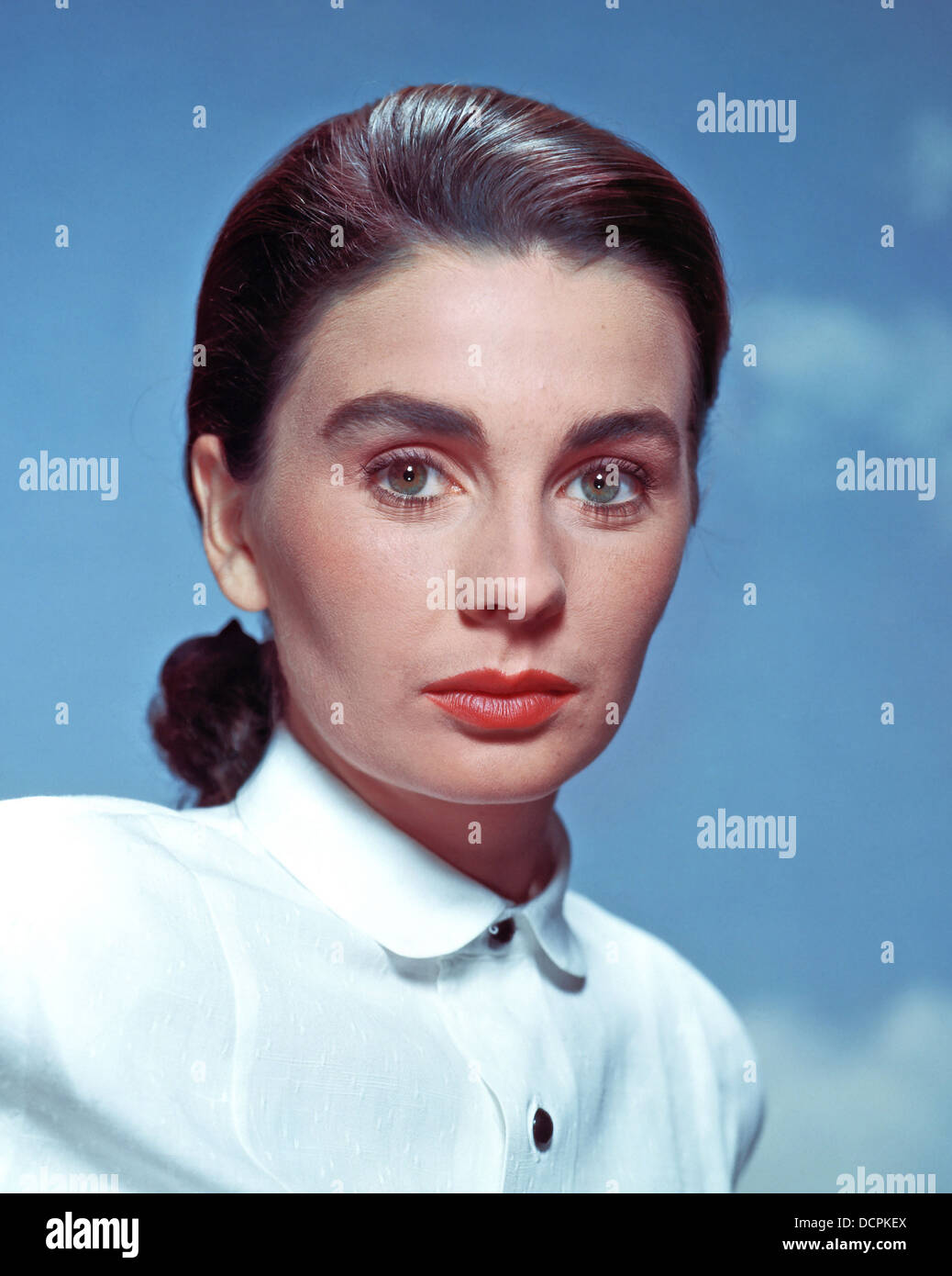 JEAN SIMMONS (1929-2010) Ango-American film actress about 1955 Stock ...