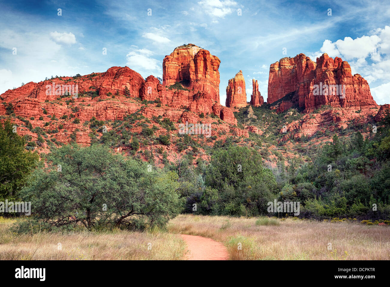 famous Cathedral Rock Stock Photo - Alamy
