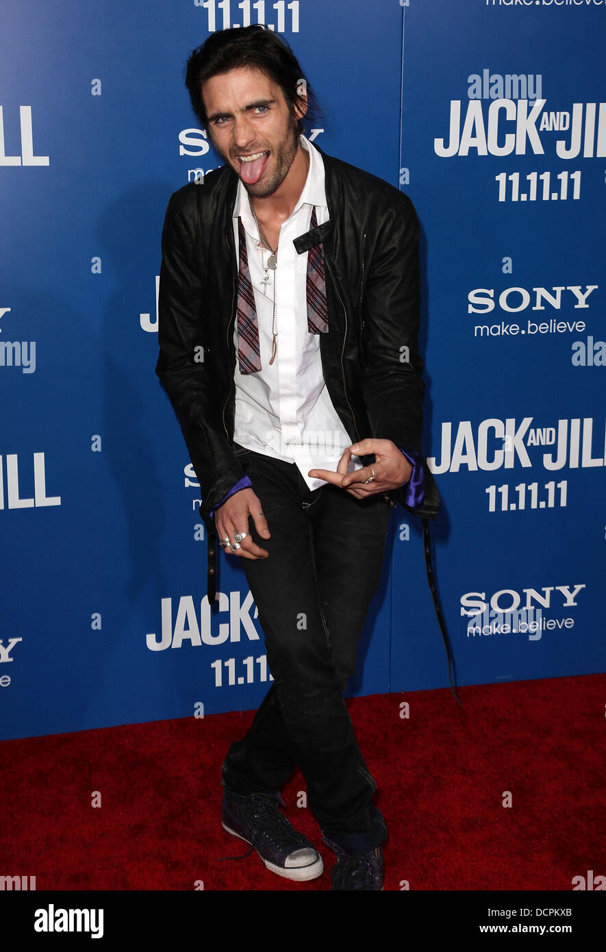 Tyson Ritter Premiere of 'Jack And Jill' held at Regency Village ...