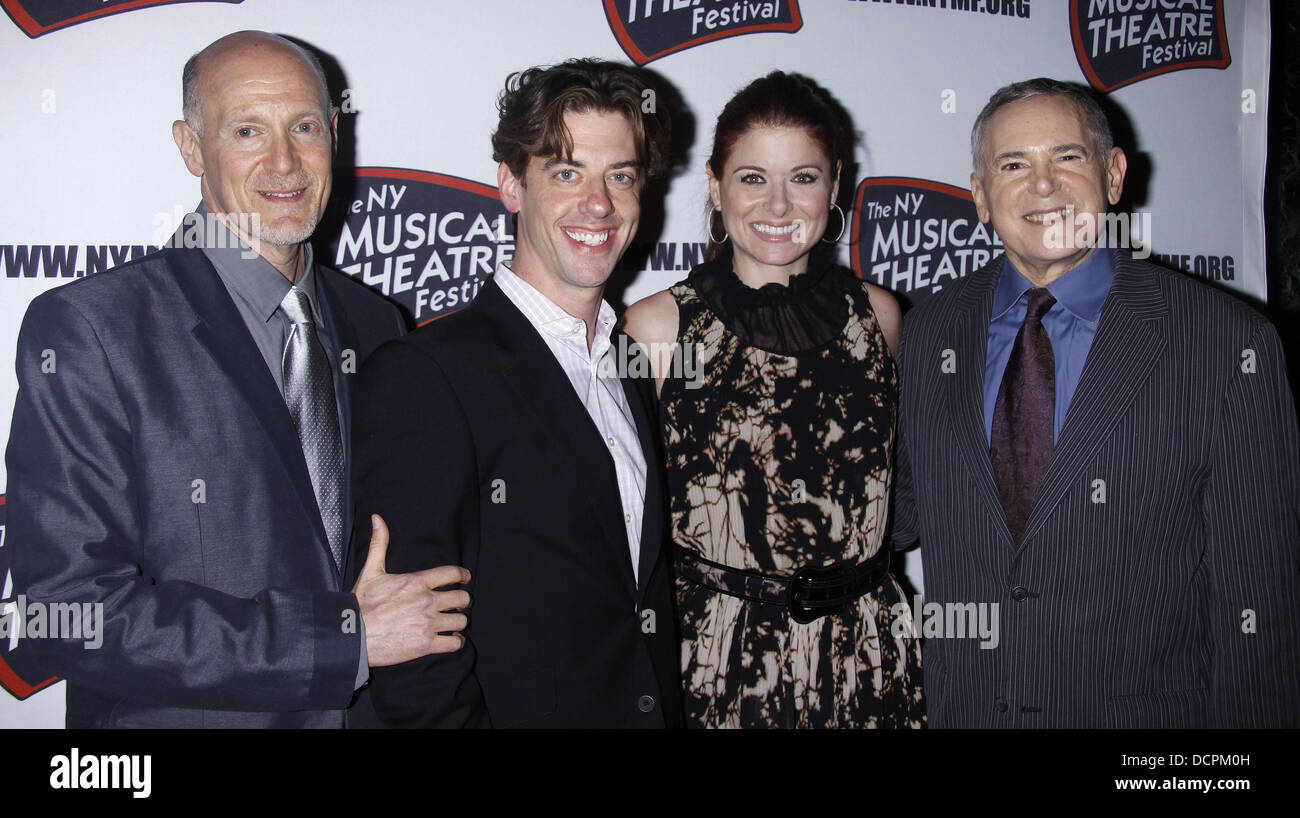 Neil Meron, Christian Borle, Debra Messing and Craig Zadan The New York ...