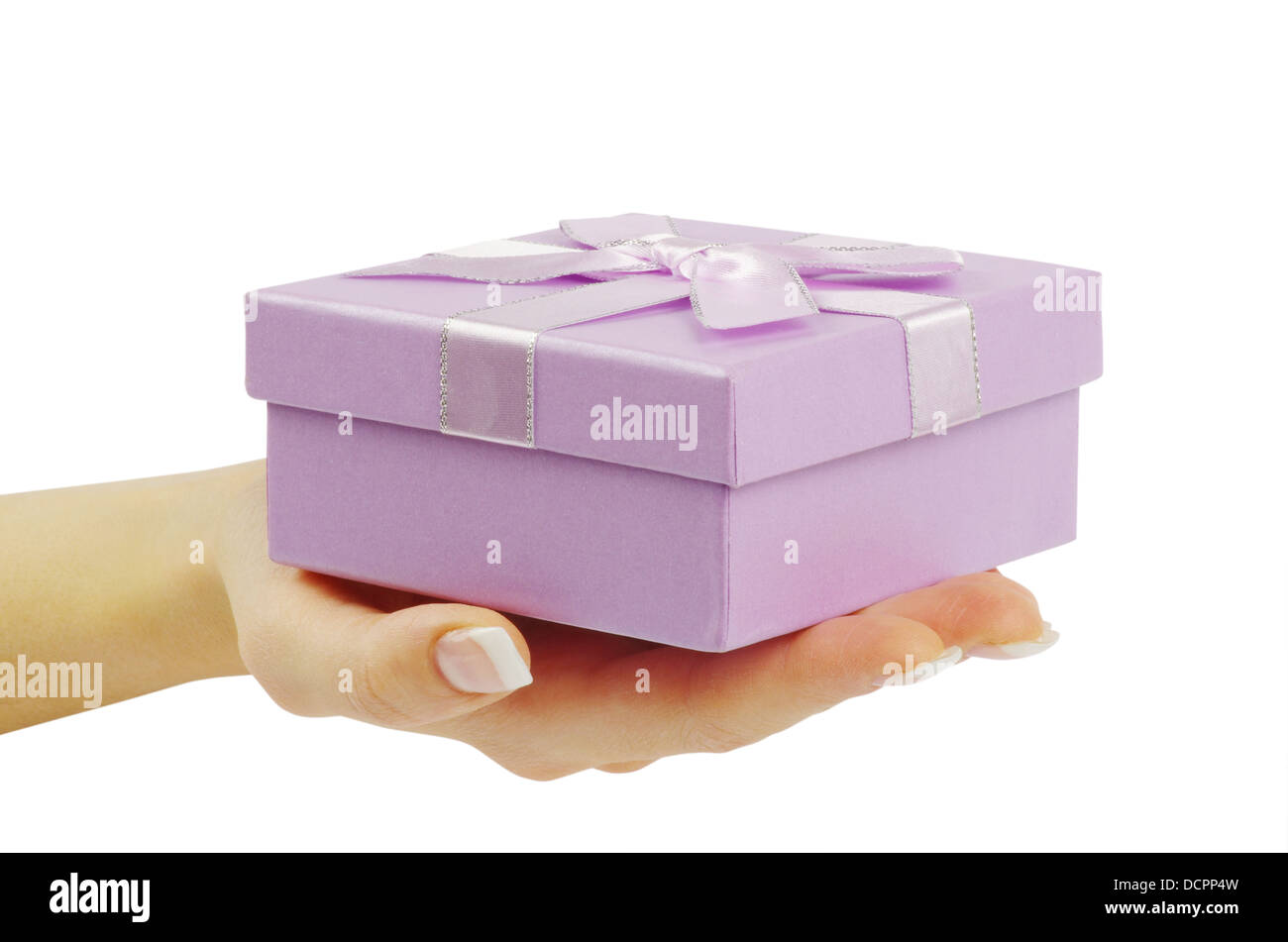 gift in hand Stock Photo - Alamy