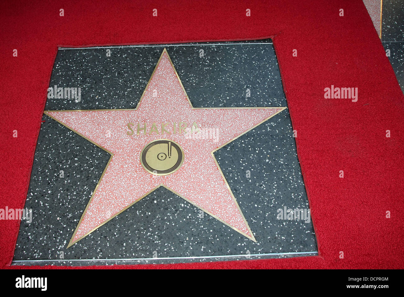 Shakira shakira honoured star on hi-res stock photography and images ...