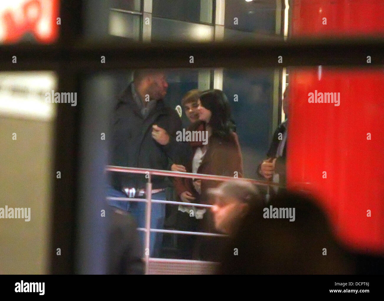 Justin Bieber And Selena Gomez At The Nrj Radio Station Paris France