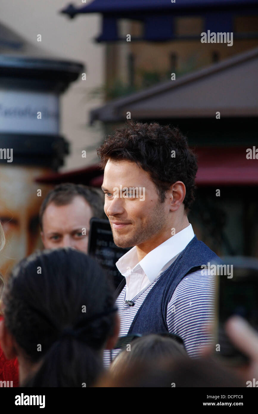 Kellan Lutz at The Grove to film an appearance for the entertainment ...