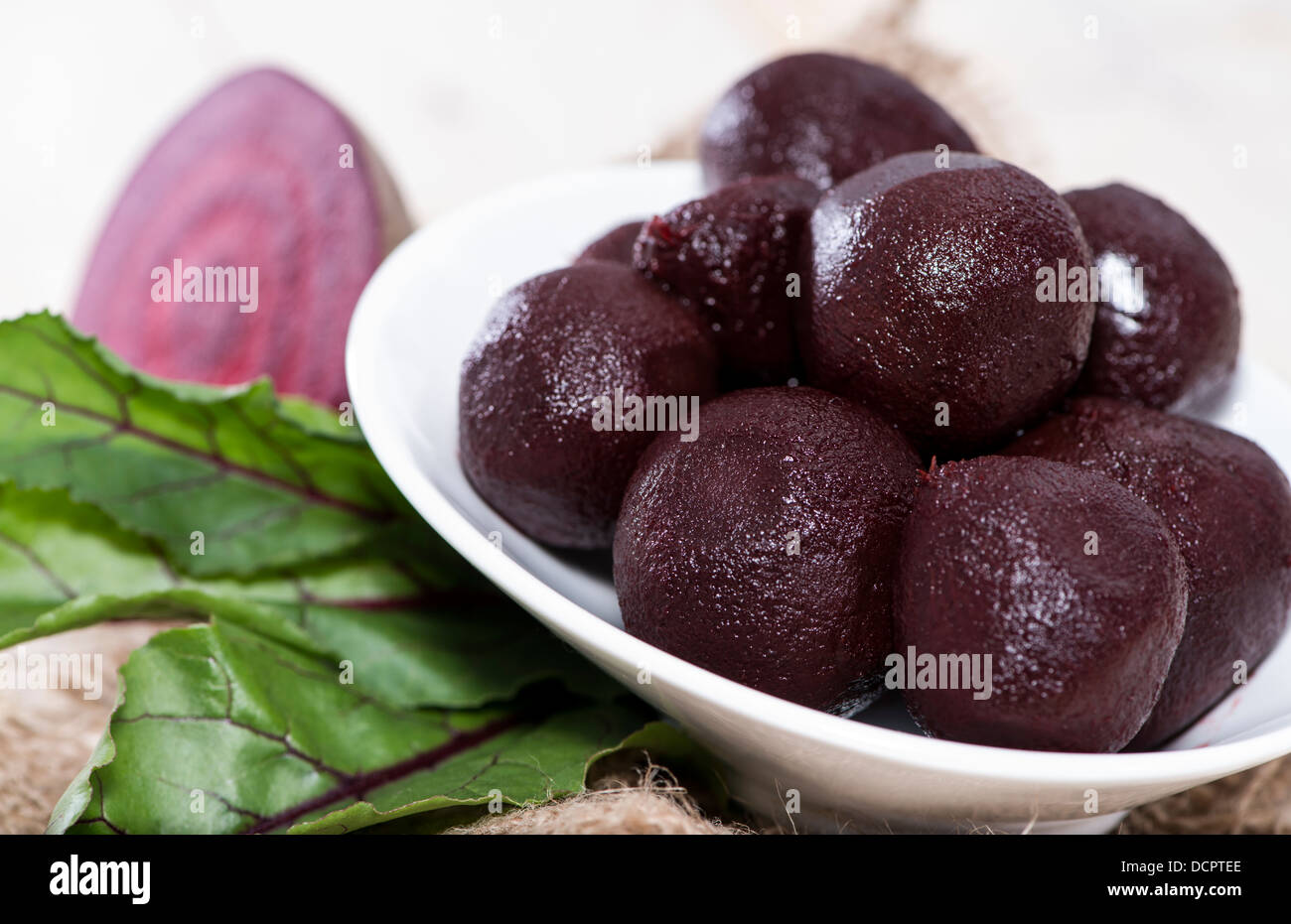 Fresh Beetroot on wooden background (macro shot Stock Photo - Alamy