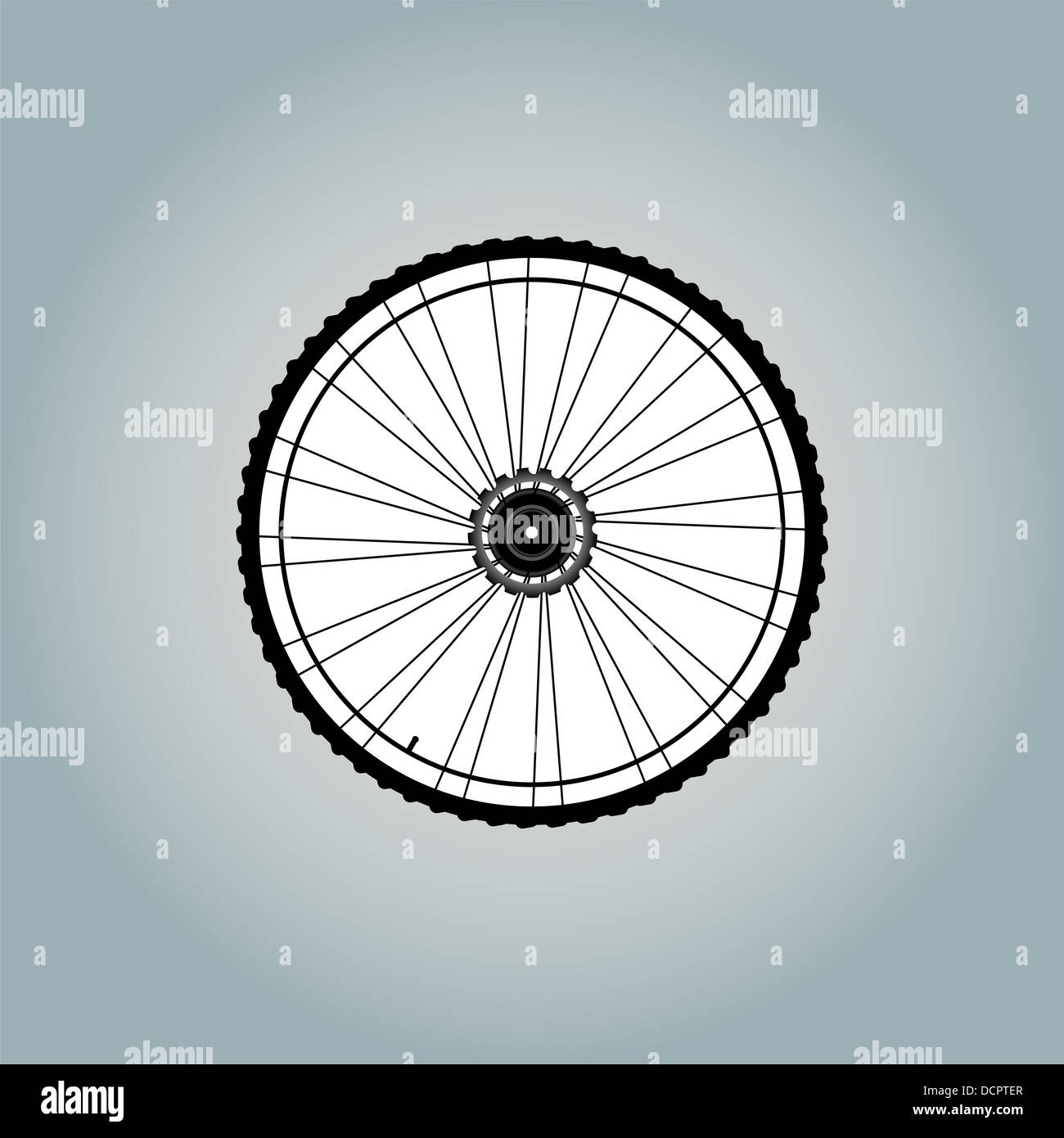 Bicycle Wheel Symbol Stock Photo - Alamy