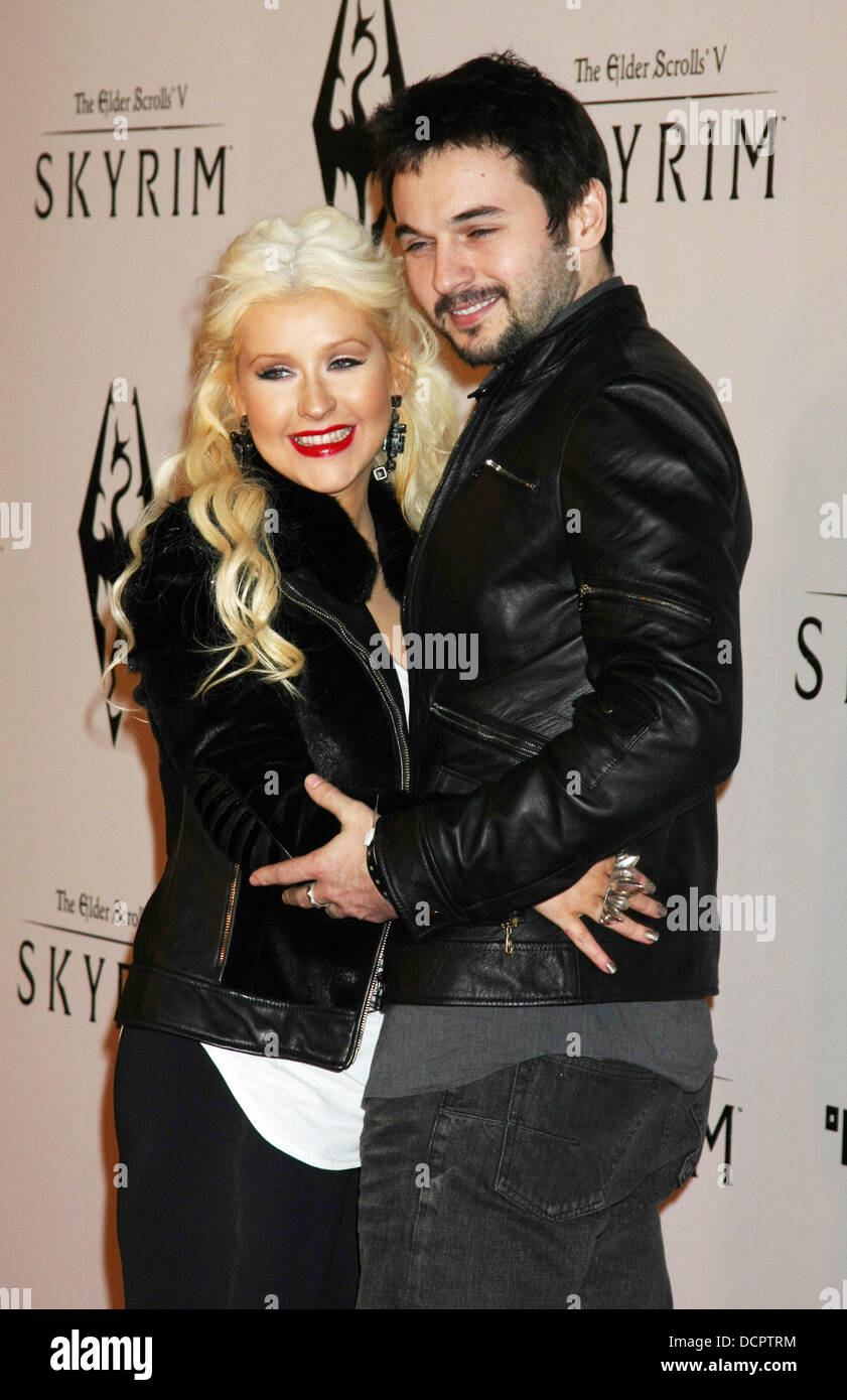 Christina Aguilera and Matthew Rutler The Elder Scrolls V: Skyrim ...