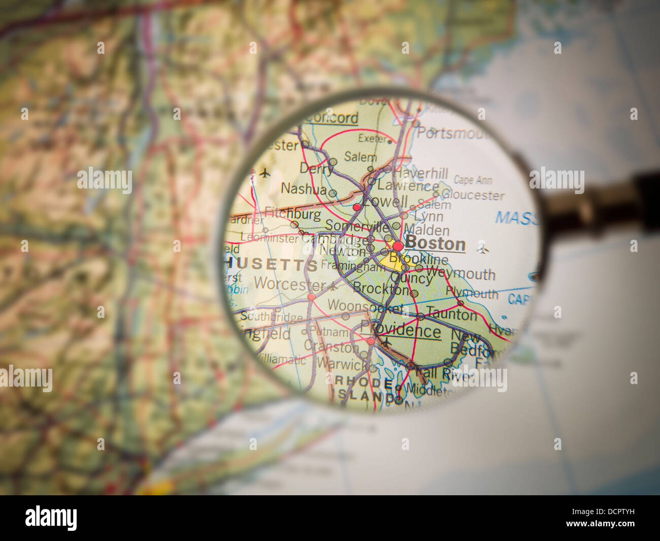 Map of east boston hi-res stock photography and images - Alamy