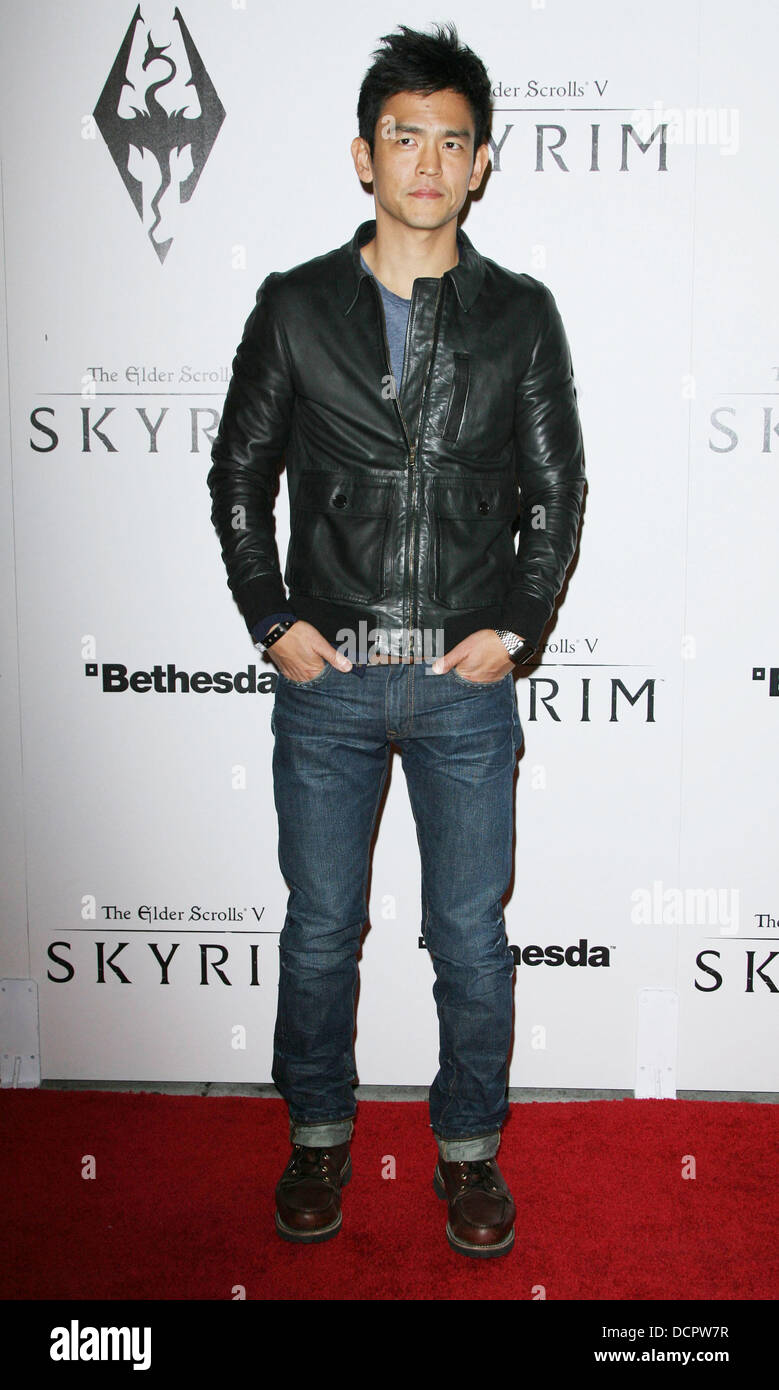 John Cho The Elder Scrolls V: Skyrim Official Launch Party held at ...