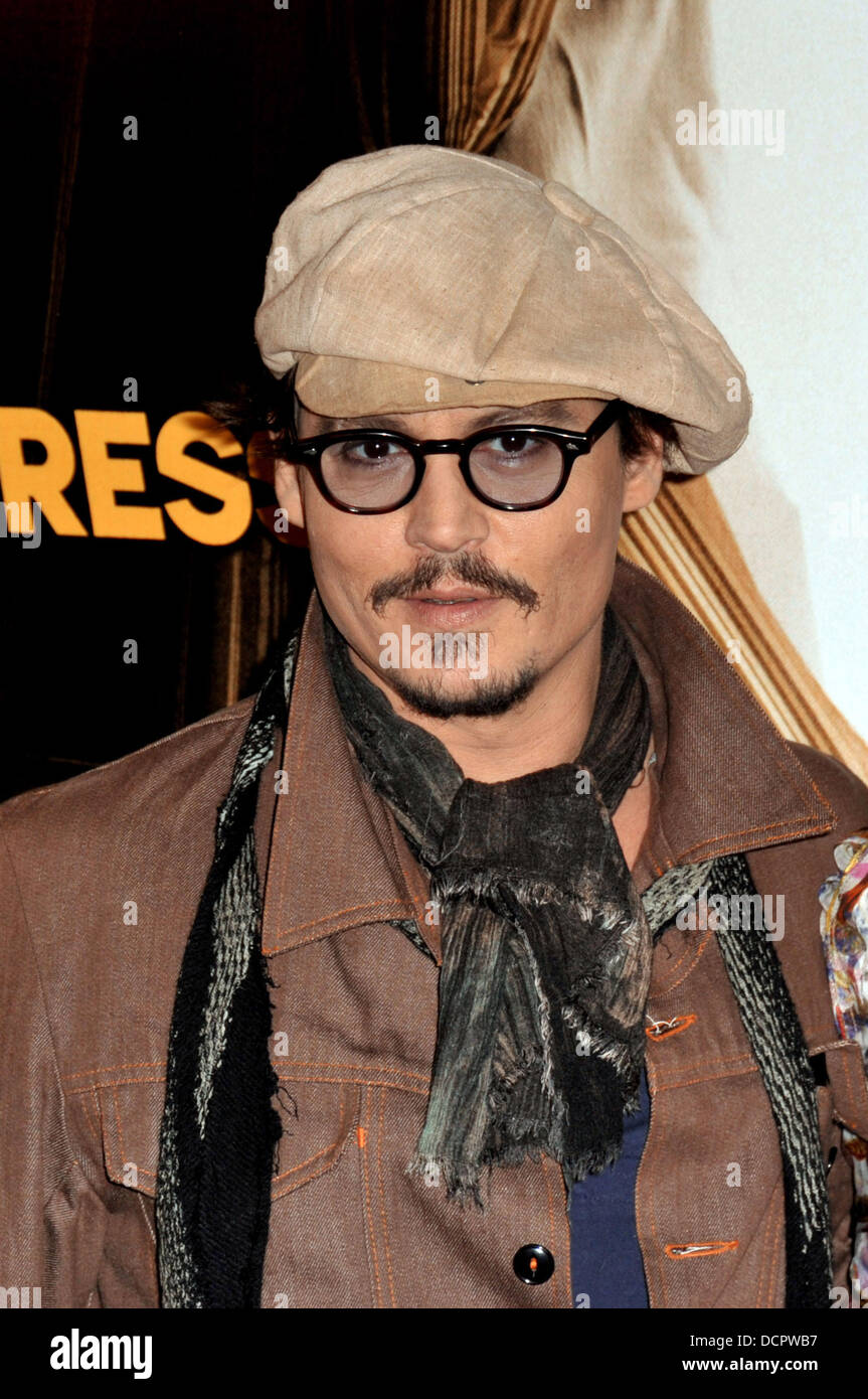 Johnny Depp 'The Rum Diary' Photocall held at the Hotel Plaza Athenee ...