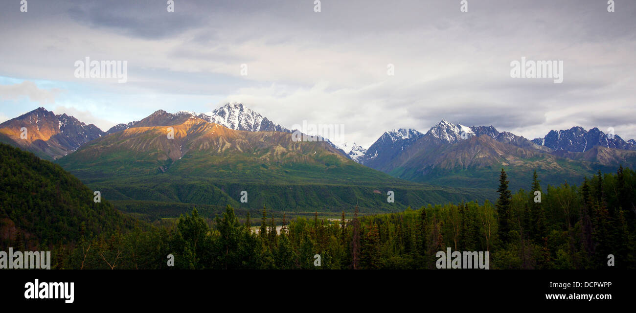 Chugach Mountains Alaska Stock Photo - Alamy