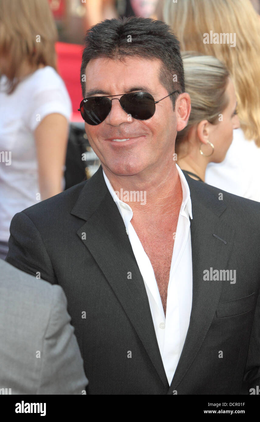 London, UK. 20th Aug, 2013. Simon Cowell at the World Premiere Of 'One ...
