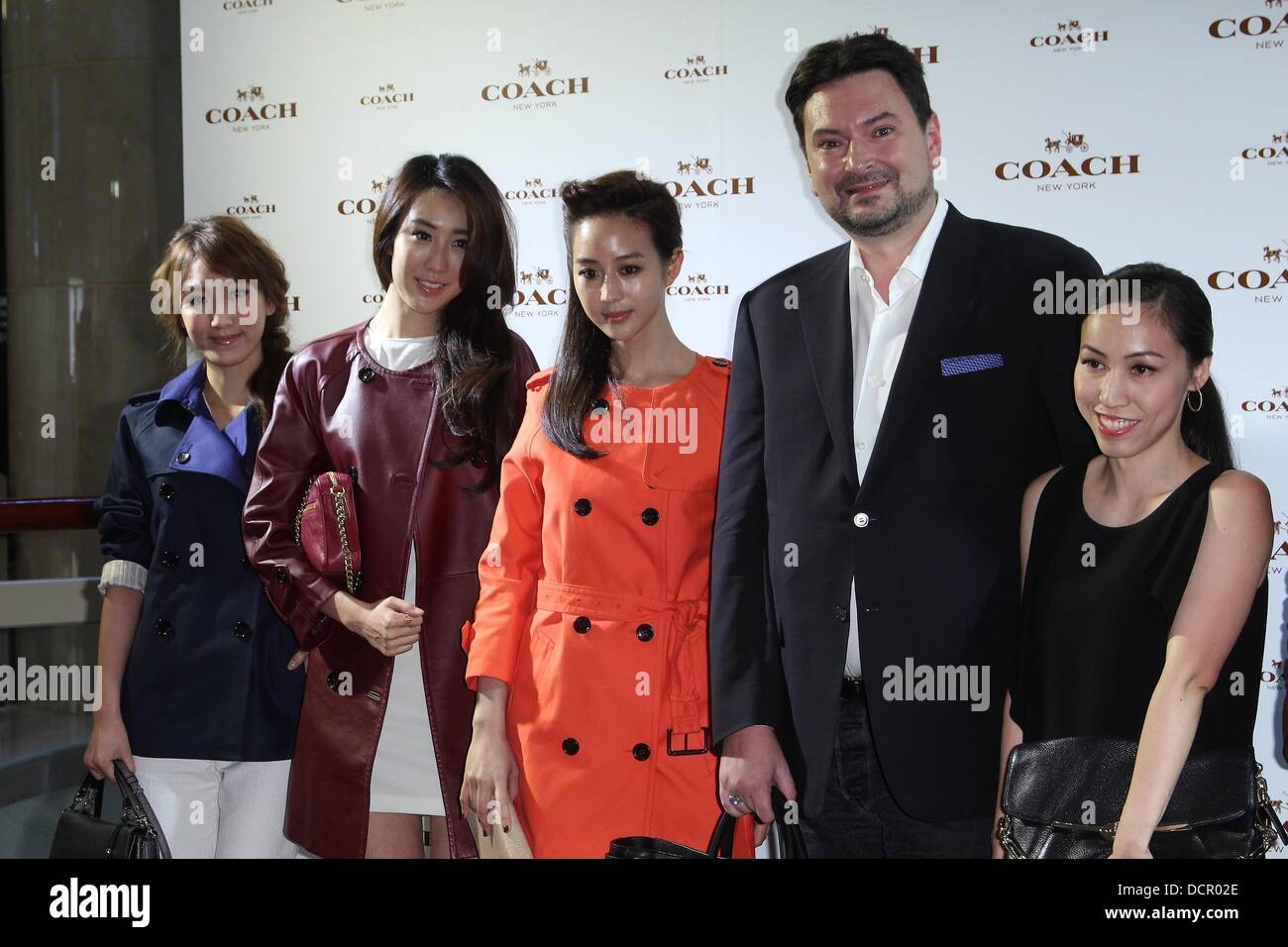 Taipei, China. 20th Aug, 2013. Actress Ning Chang attends promotion ...