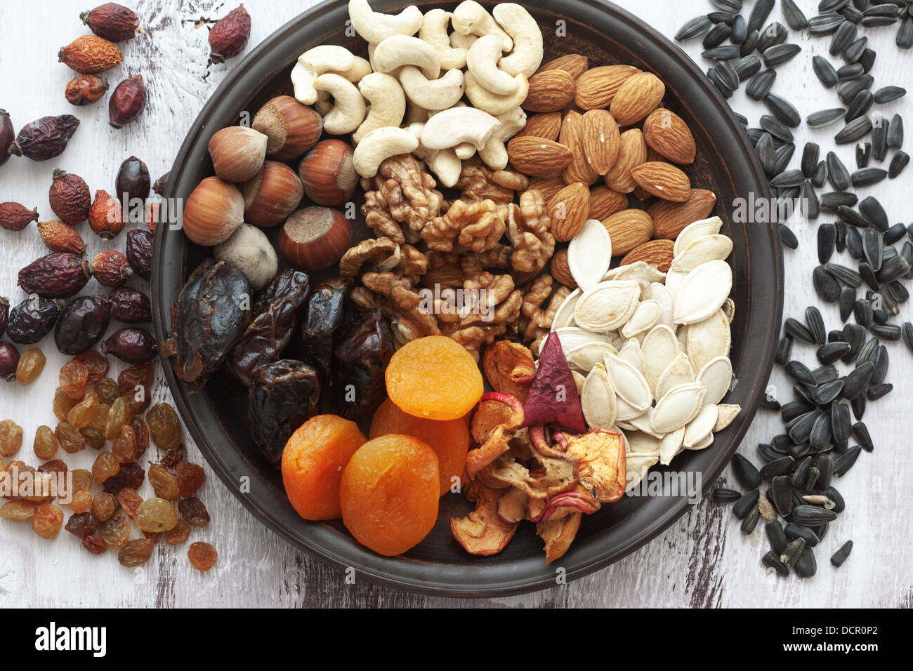 Dried apricots apples raisins hi-res stock photography and images - Alamy