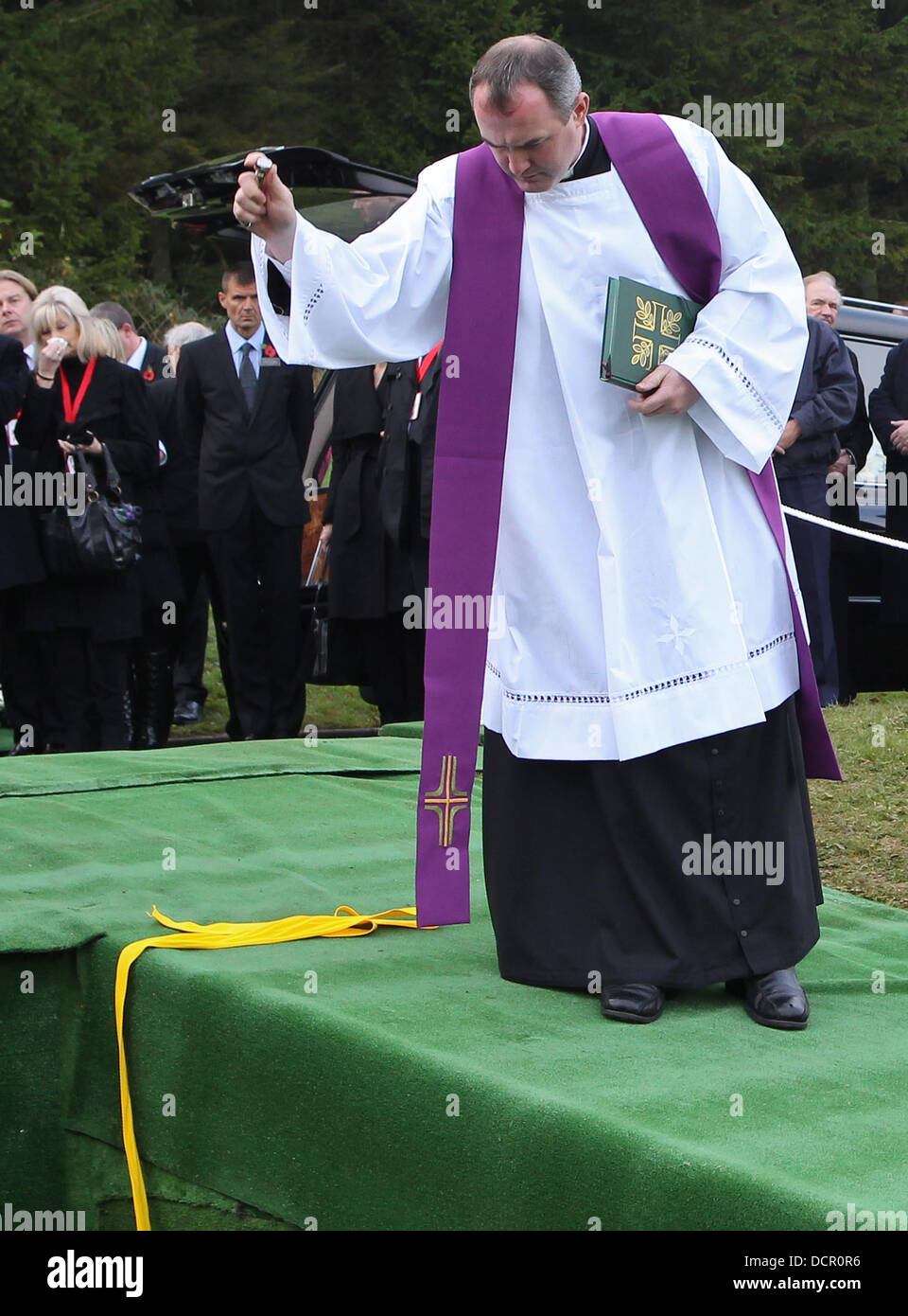 Sir Jimmy Savile is buried at the Woodlands cemetery in Scarborough ...