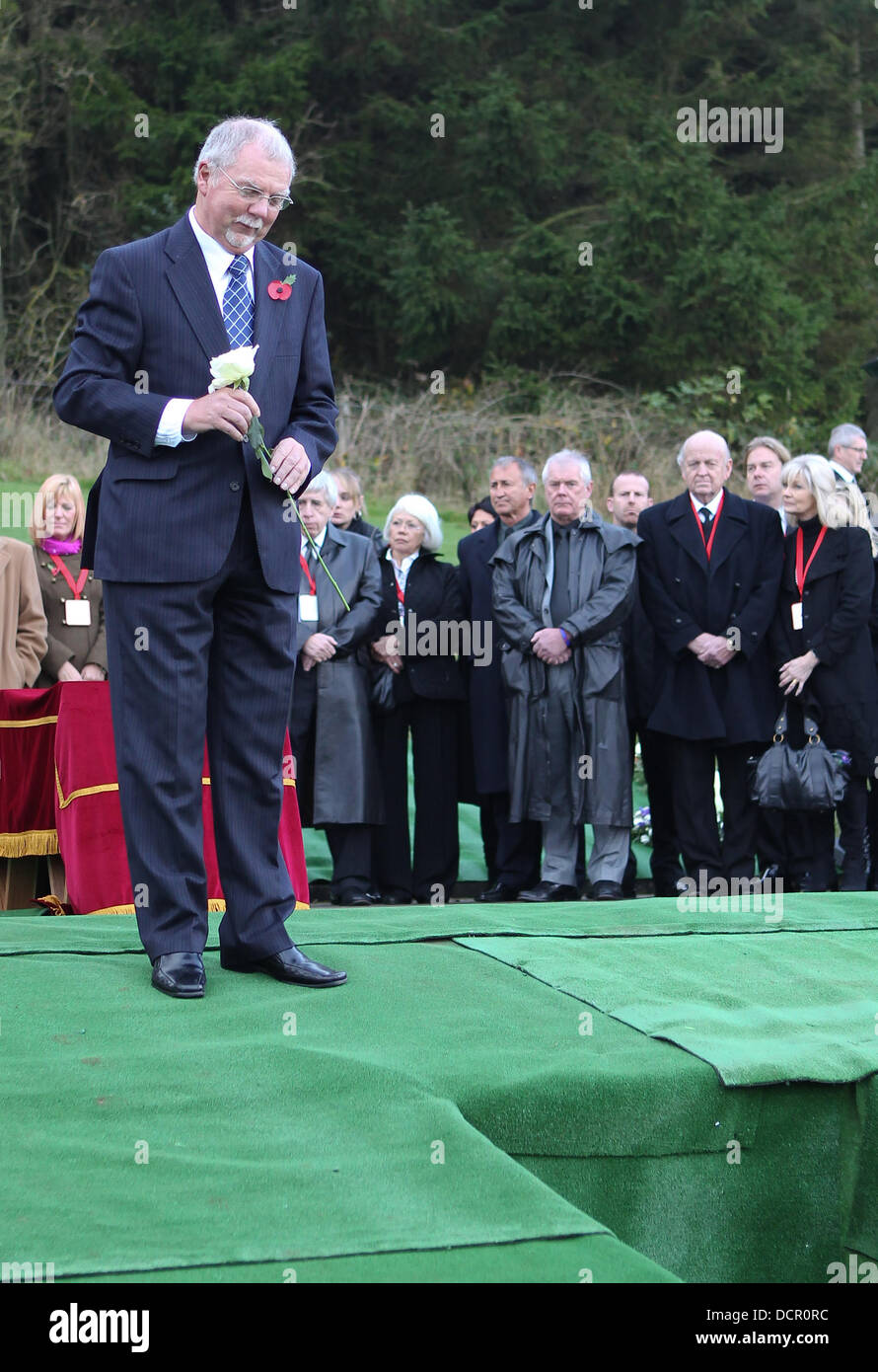 Sir Jimmy Savile is buried at the Woodlands cemetery in Scarborough ...