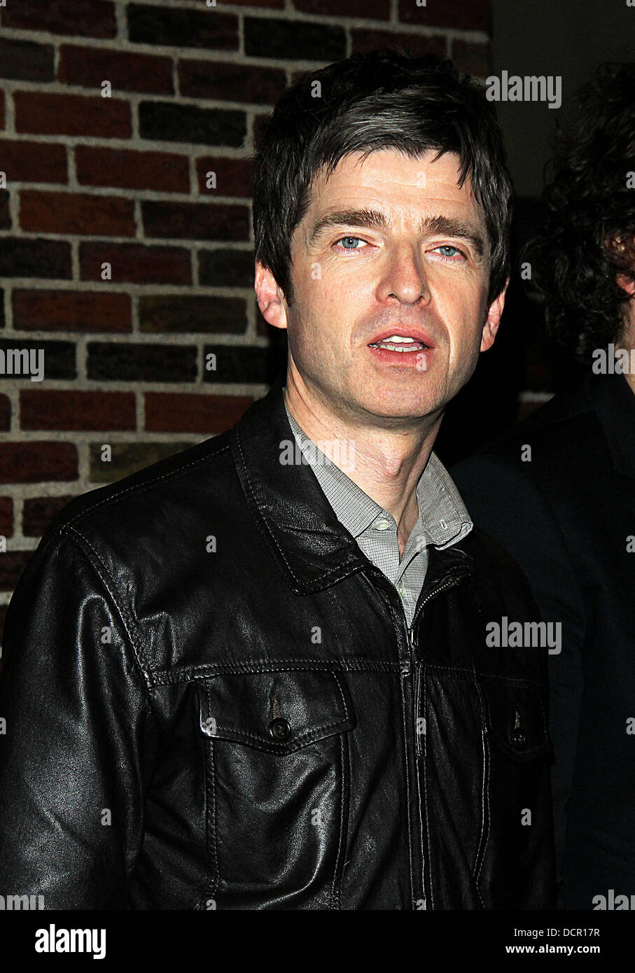 Noel Gallagher arriving at the Ed Sullivan Theater for 'The Late Show ...