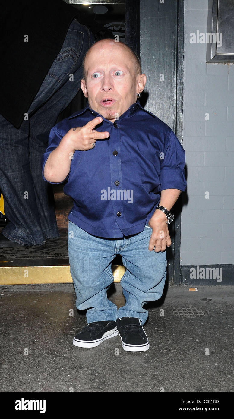 Verne Troyer leaving the Groucho club London, England - 10.11.11 Credit ...