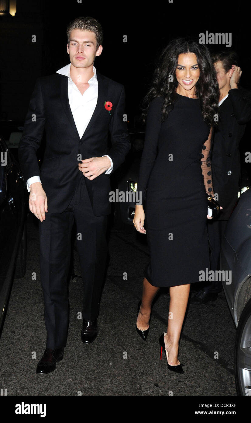 Terri Seymour and her new boyfriend Clark Mallon arrive at London's ...