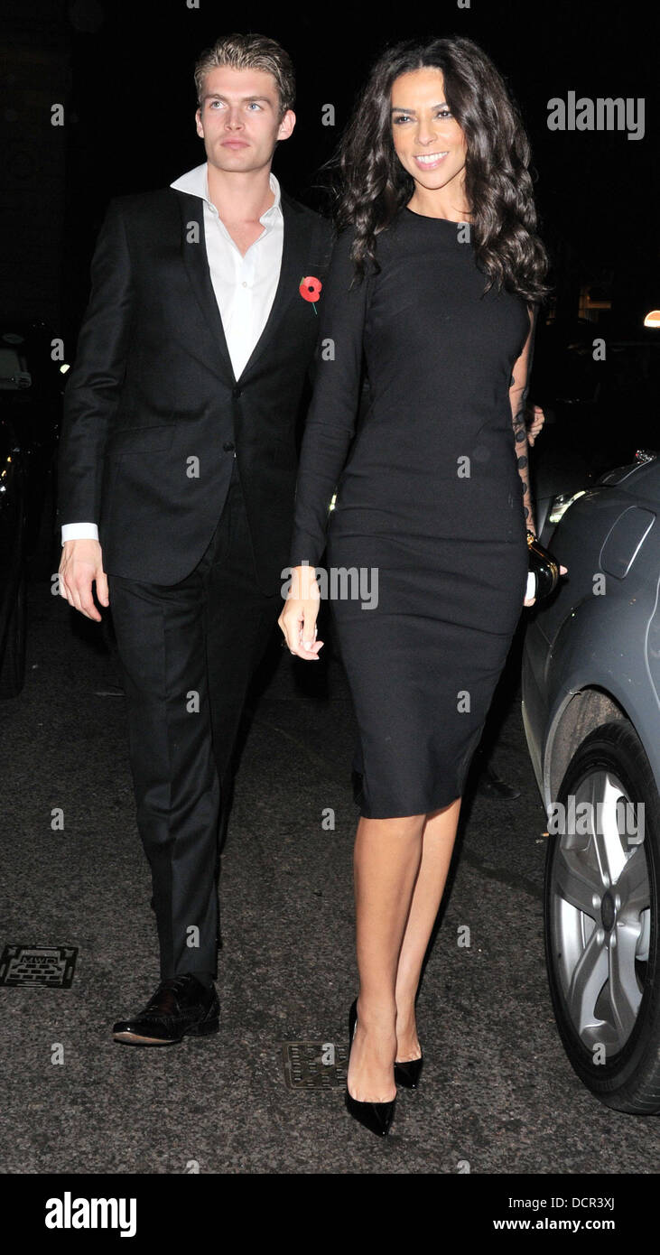 Terri Seymour and her new boyfriend Clark Mallon arrive at London's ...