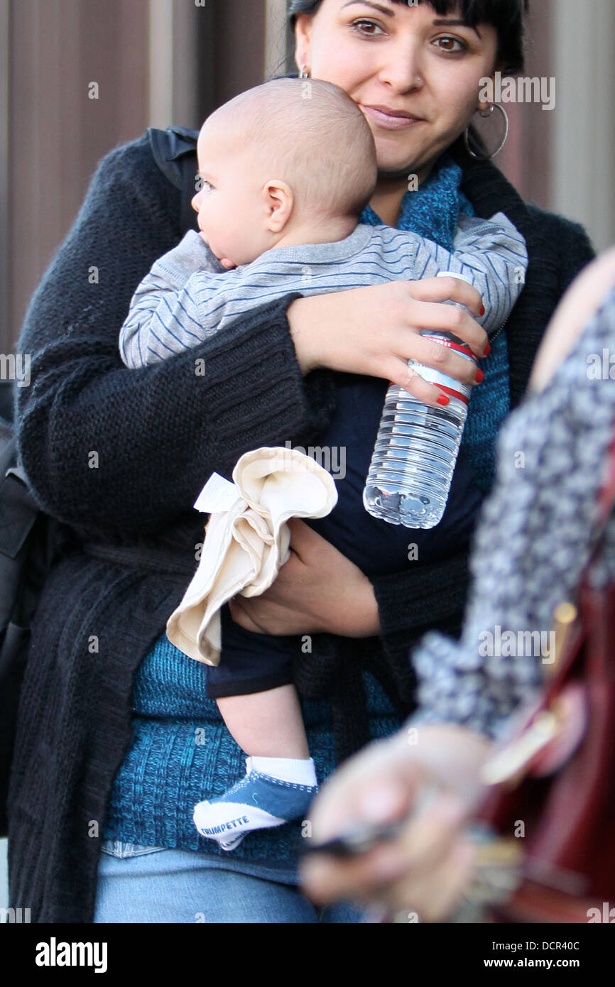 Arthur Saint Selma Blair leaves Decade's clothing store in West ...