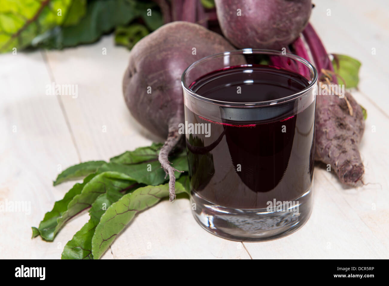 Fresh Beetroot Juice in a glass Stock Photo - Alamy