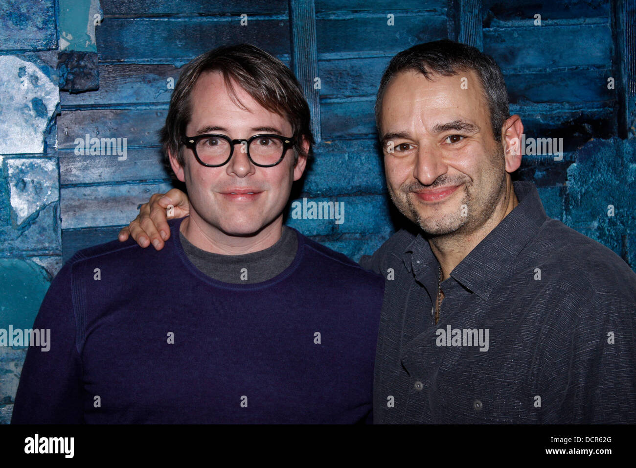 Matthew Broderick and Joe DiPietro Matthew Broderick visits the cast of ...