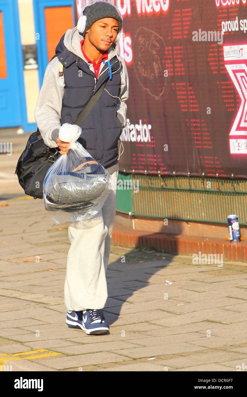 Marcus Collins 'The X Factor' finalists arrive at the shows studios ...