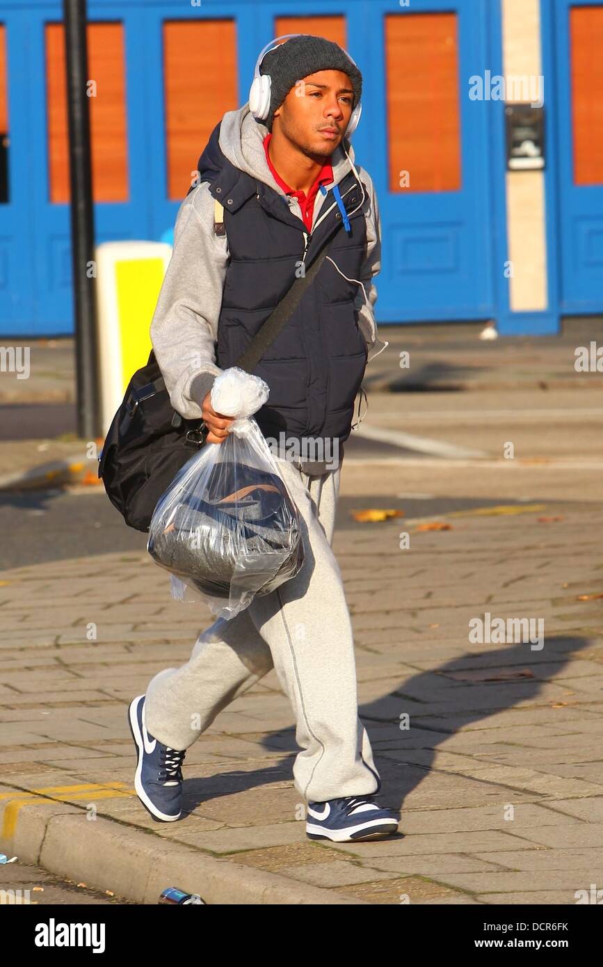 Marcus Collins 'The X Factor' finalists arrive at the shows studios ...