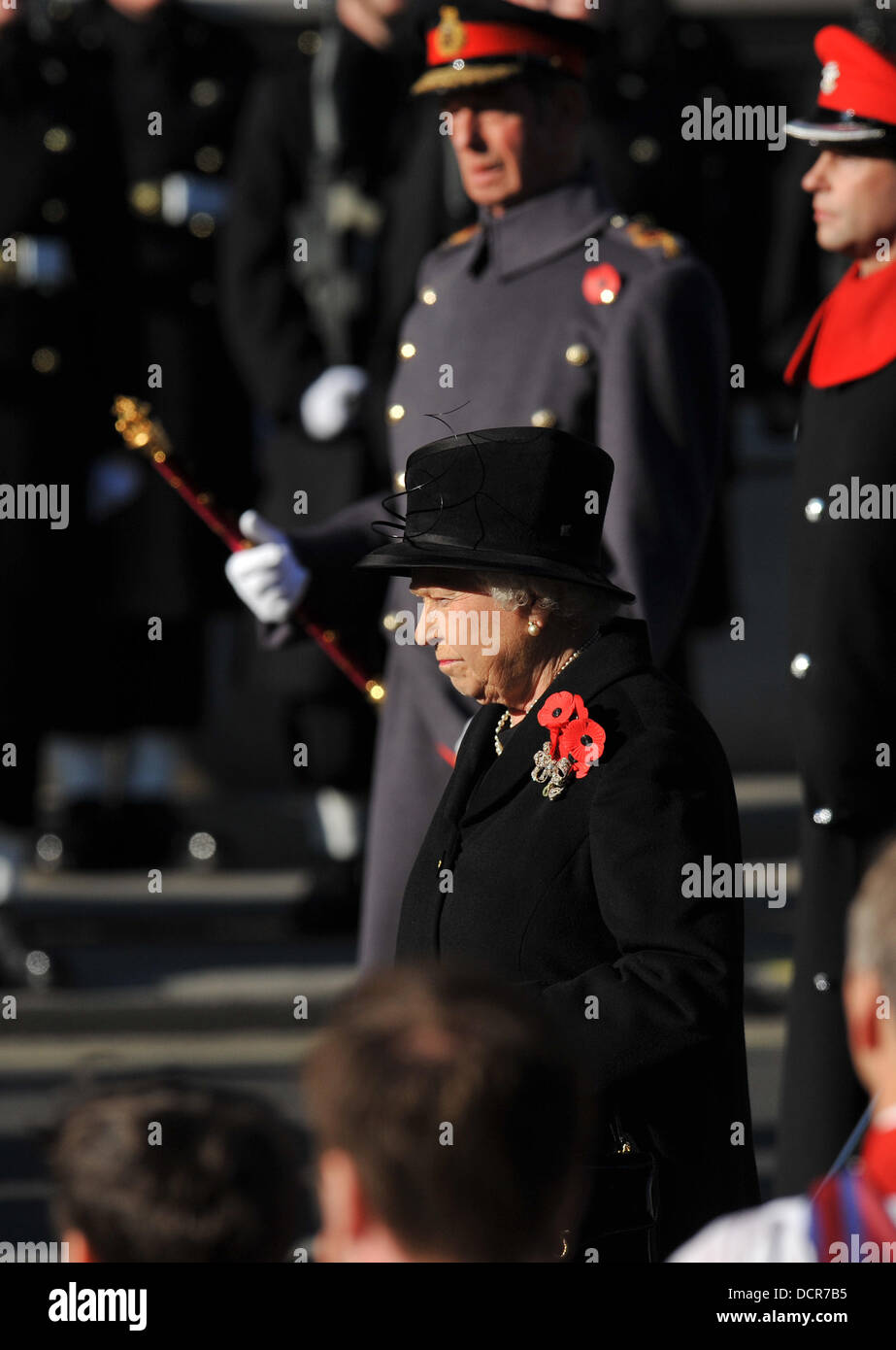 Queen Elizabeth II Remembrance Sunday commemorations held at the ...