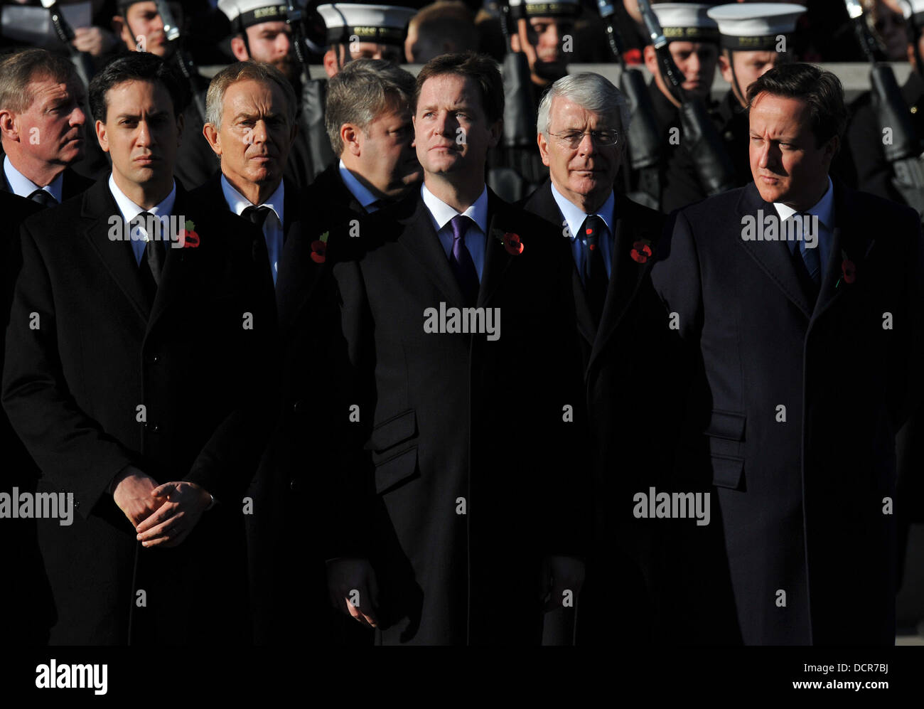 Ed Miliband, Tony Blair, Nick Clegg, John Major, David Cameron ...