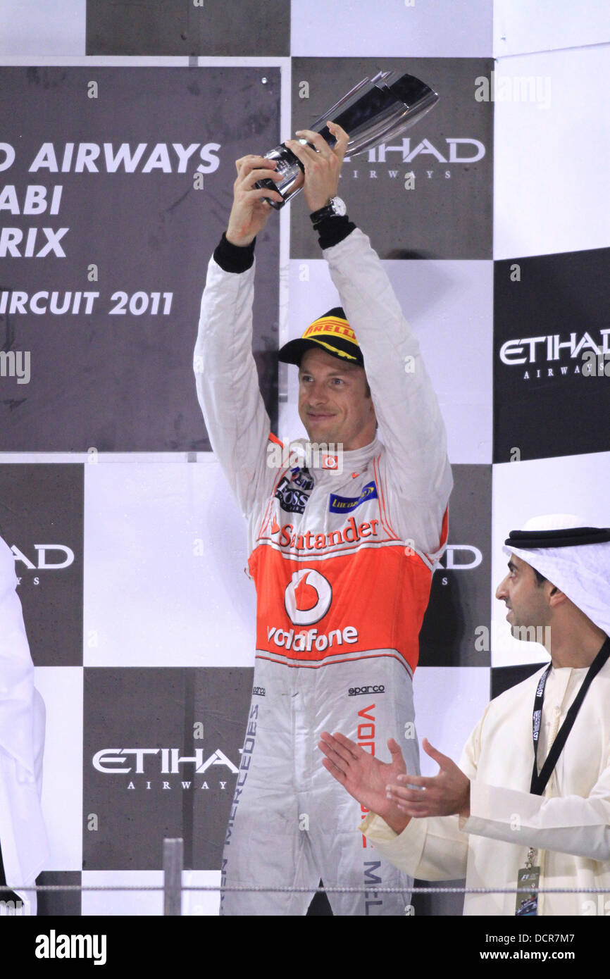 Jenson Button Formula 1 Grand Prix in Abu Dhabi Abu Dhabi, UAE - 13.11. ...