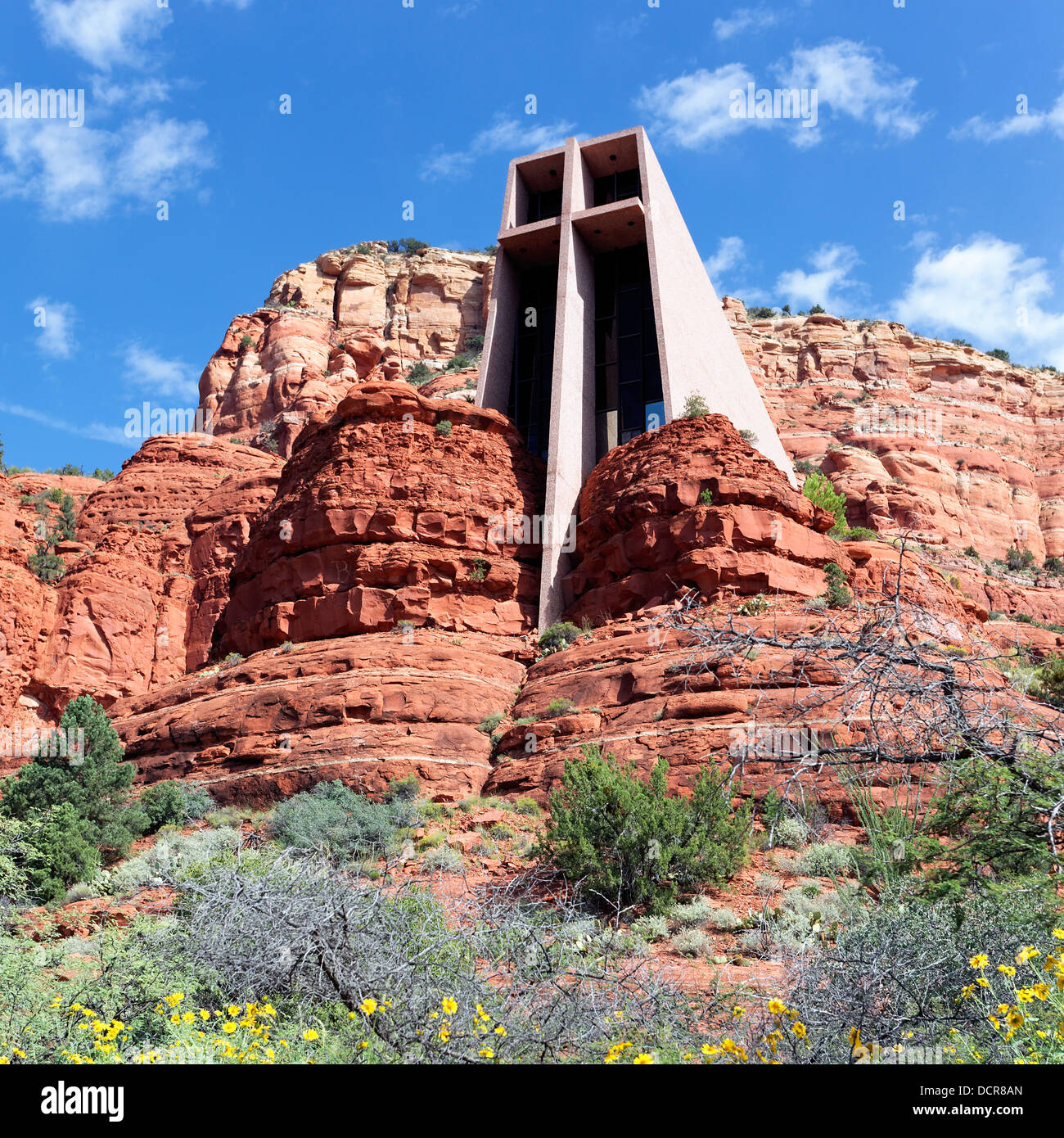 famous Chapel of the Holy Cross Stock Photo - Alamy
