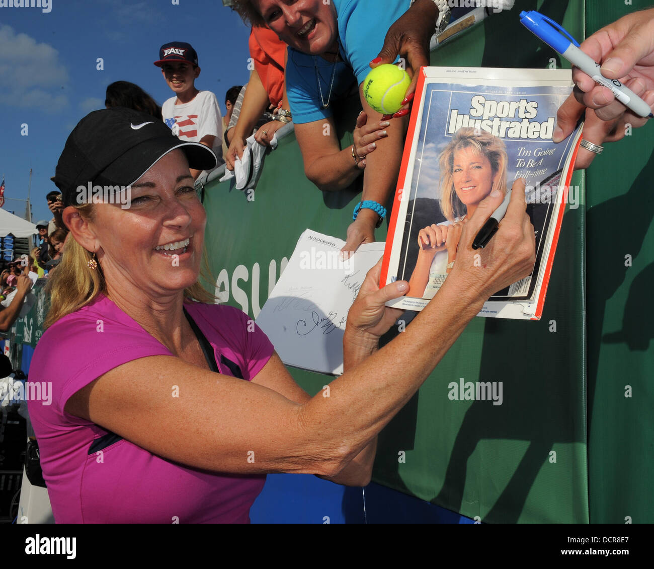 Chris Evert The Chris Evert/Raymond James Pro-Celebrity Tennis Classic ...