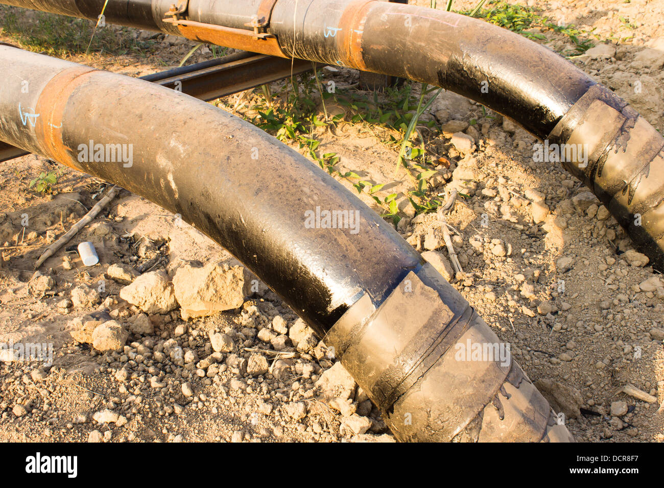 Oil pipe line Stock Photo - Alamy
