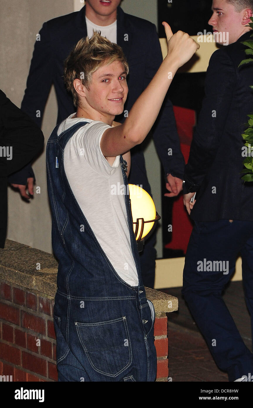 Niall Horan of One Direction at X Factor Fountain Studios London ...