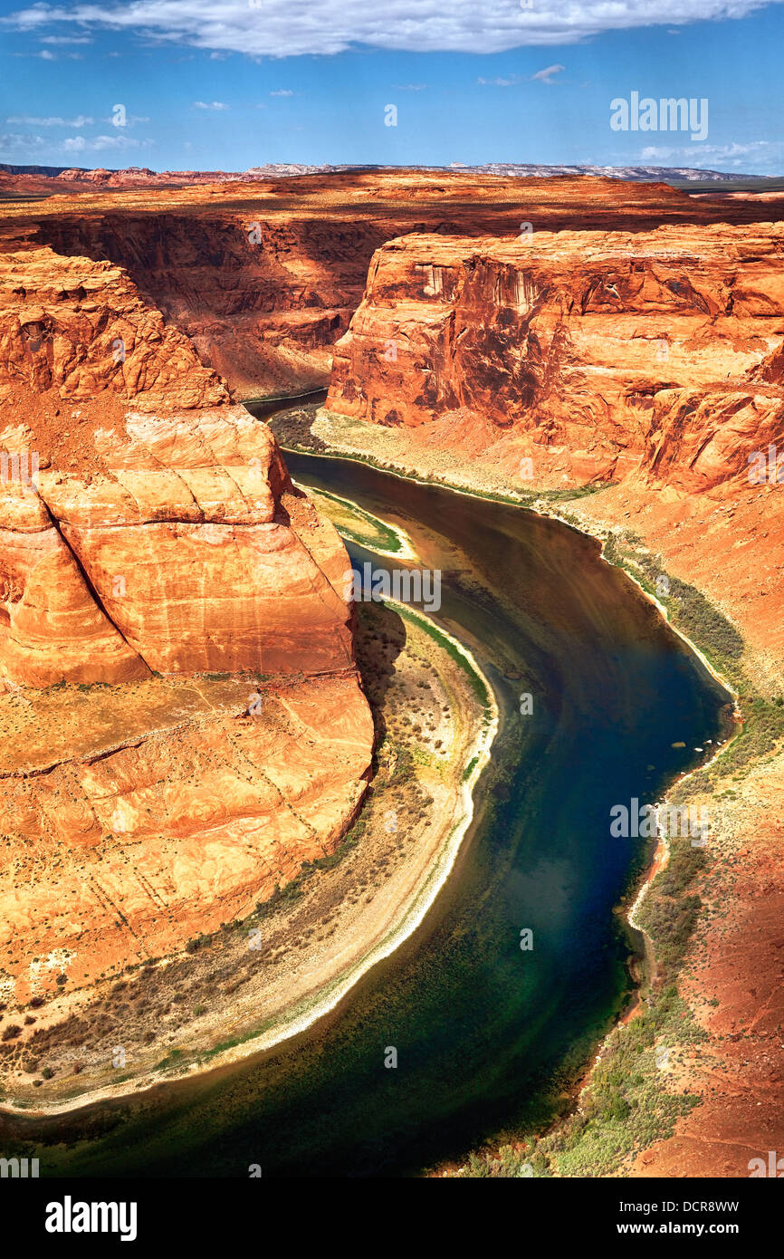 part of Horse Shoe Bend Stock Photo - Alamy