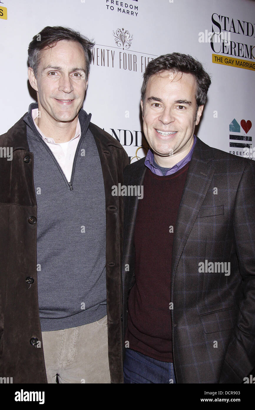 Howard McGillin and Richard Samson Opening Night of the Off-Broadway ...