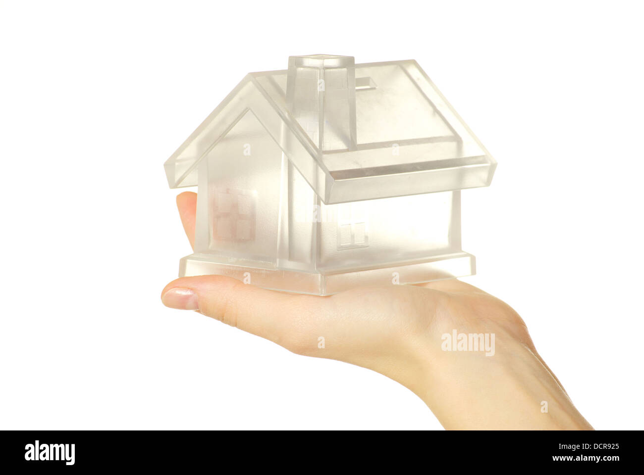 house in hand Stock Photo - Alamy