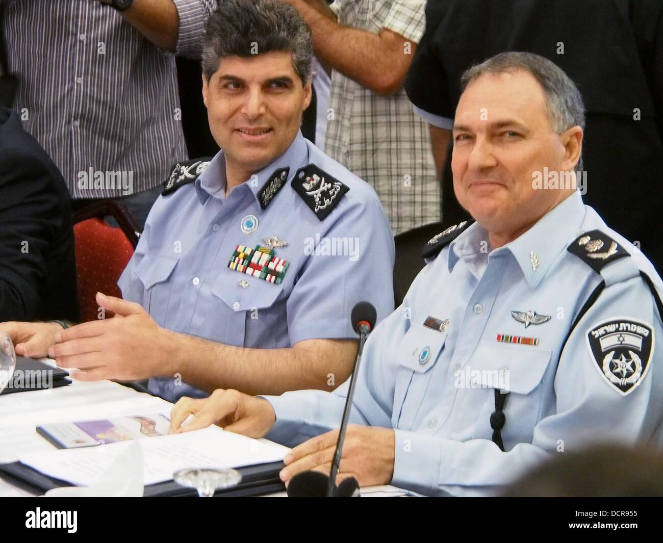 Jericho, Palestinian Territory. 21th August 2013. Israel Police ...