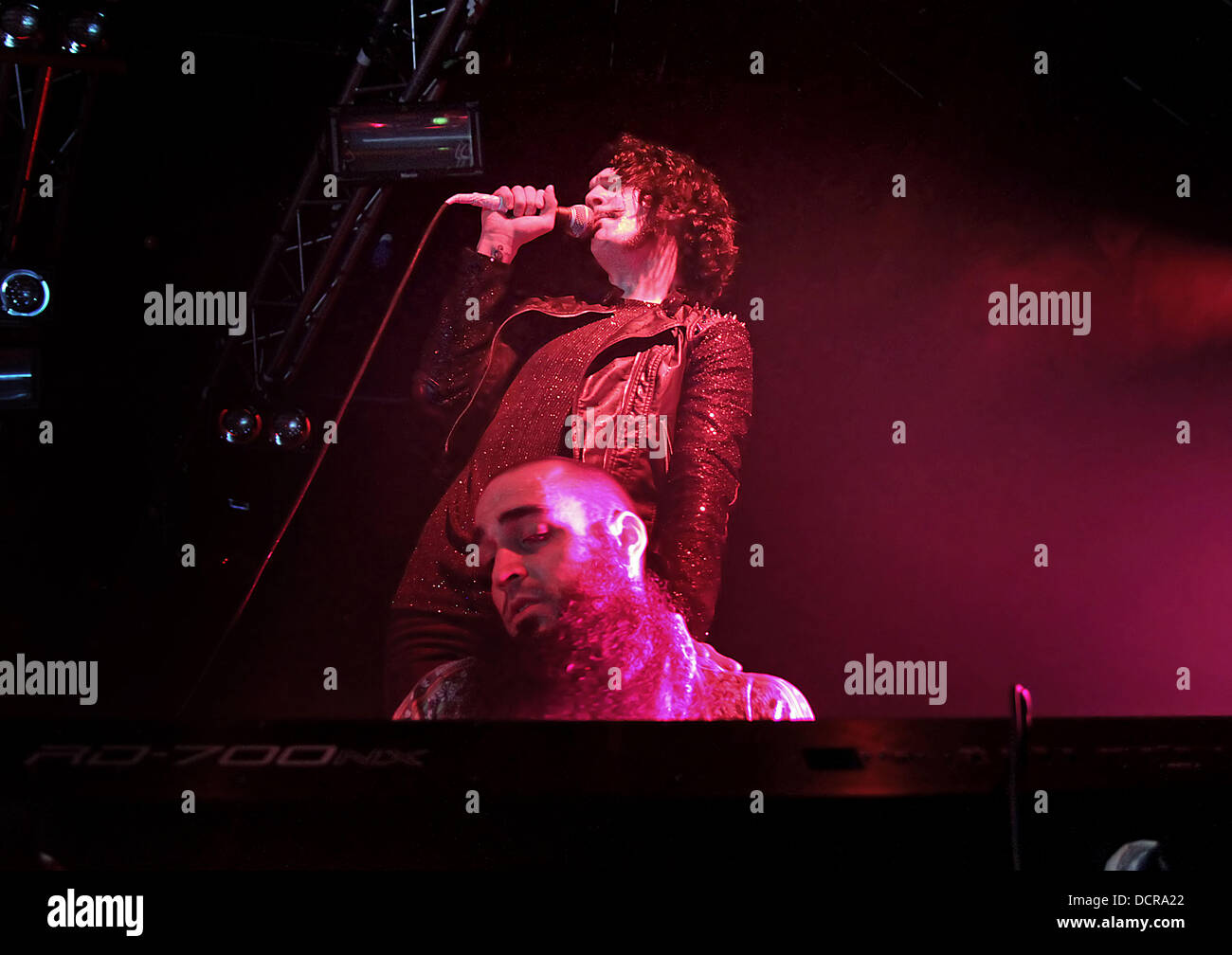 Foxy Shazam performing at the Manchester Academy Manchester, England ...