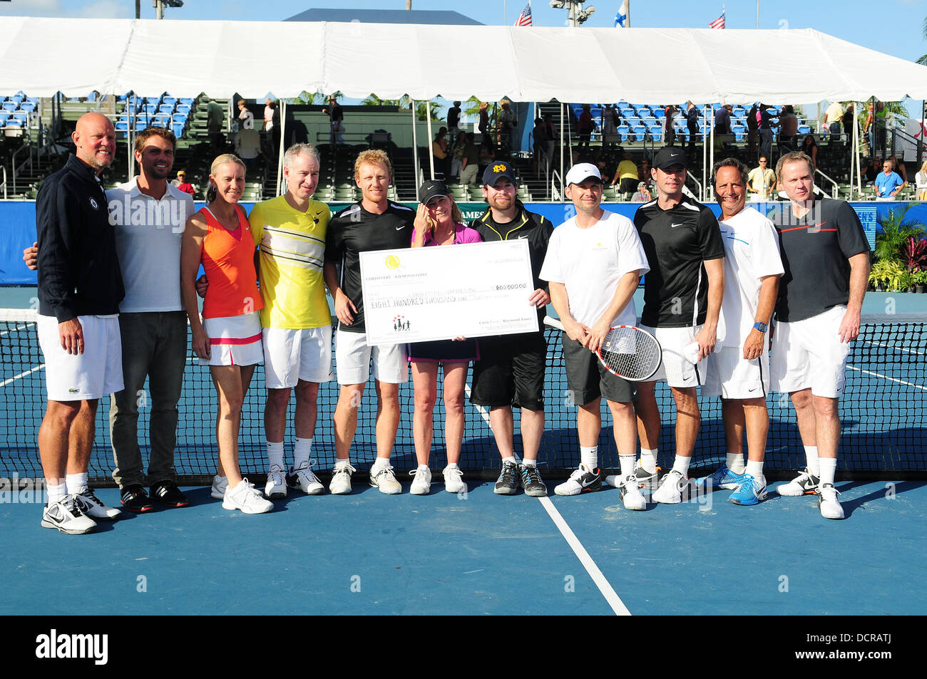 (L-R) Murphy Jensen, Jan Michael Gambill, Rennae Stubbs, John McEnroe ...