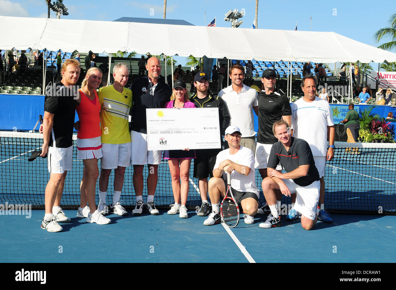 (L-R) Kevin McKidd, Rennae Stubbs, John McEnroe, Murphy Jensen, Chris ...