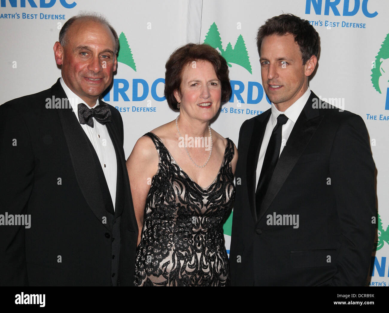 Co-Chair of NRDC Dan Tishman, President of NRDC Frances Beinecke, and ...