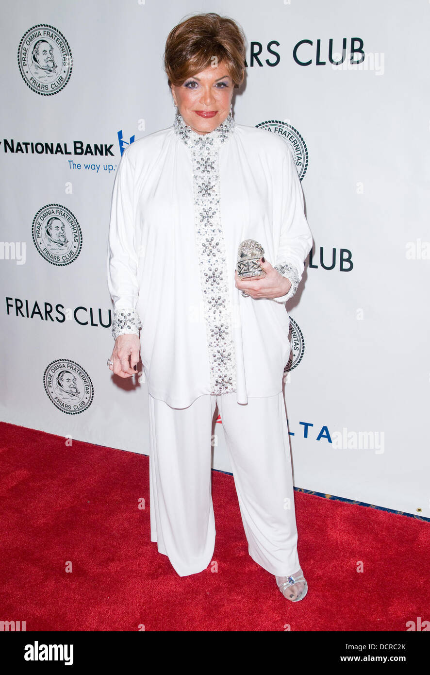 Connie Francis Larry King is honored at the 2011 Friars Club ...