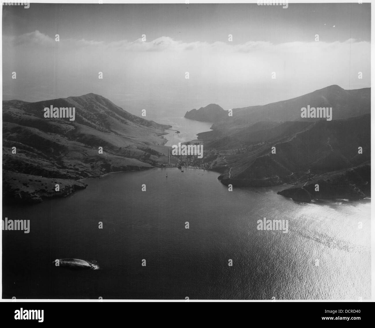 A bird’s eye view capturing the strategic location of a Naval and Coast ...
